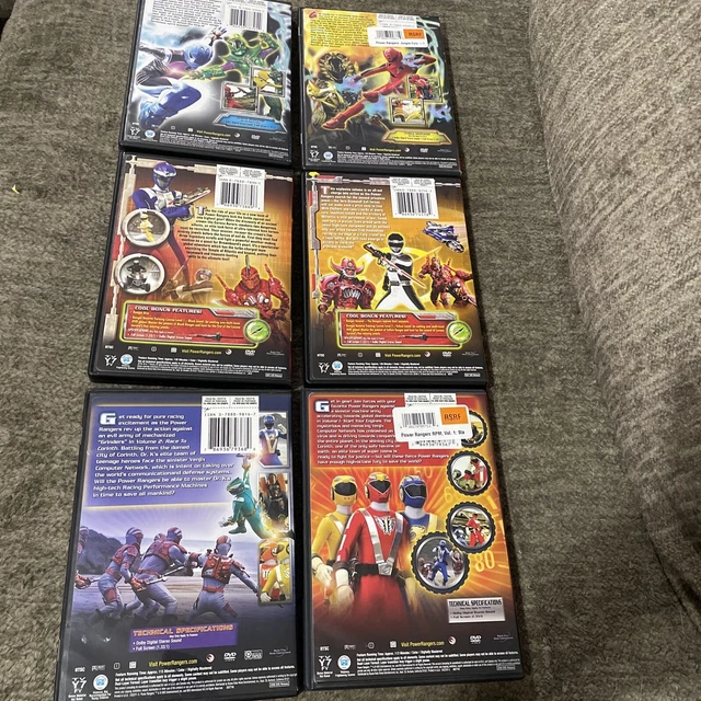 POWER RANGERS JUNGLE Fury Operation Overdrive RPM DVD Lot Of 6 $30.00 ...