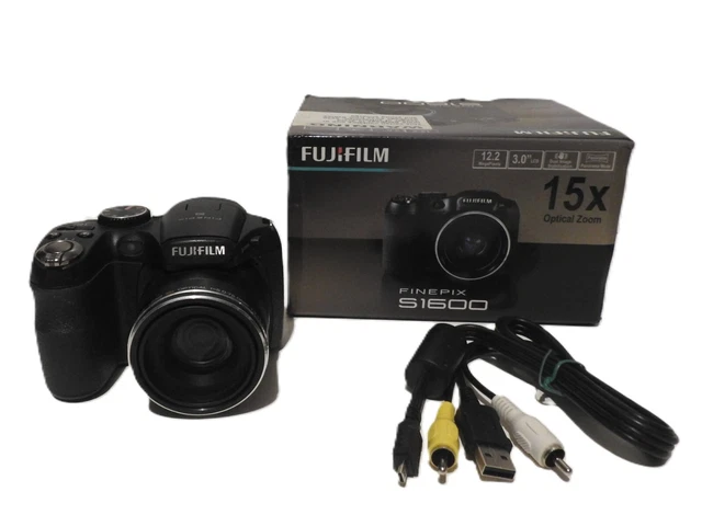 FUJIFILM FINEPIX S1600 12.2MP 15x Zoom SLR Style Bridge Camera| Tested ...