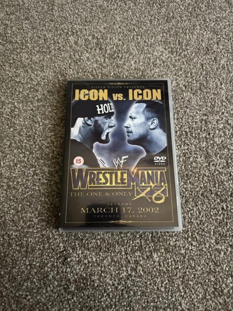 WWF WWE WRESTLEMANIA 18 X8 DVD £14.23 - PicClick UK