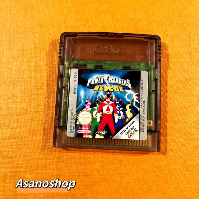 POWER RANGERS RESCUE Game Boy Color EUR 9,90 - PicClick FR
