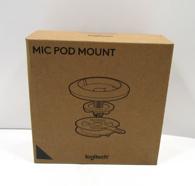 LOGITECH MIC POD Table Mount For Rally Mic Pod Conferencing Microphone ...