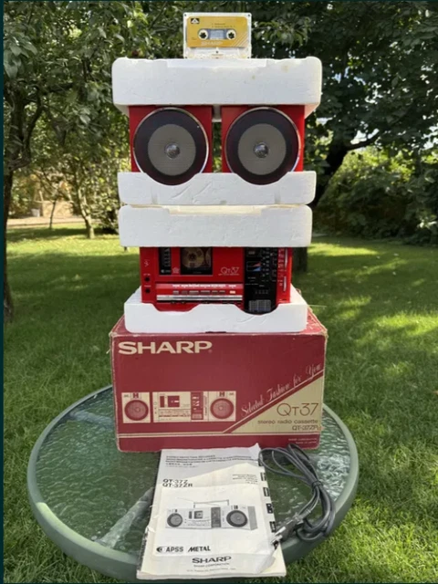 SHARP QT37 ZR Rare Vintage Cassette Deck Boombox Japan EUR 1.324,40 ...