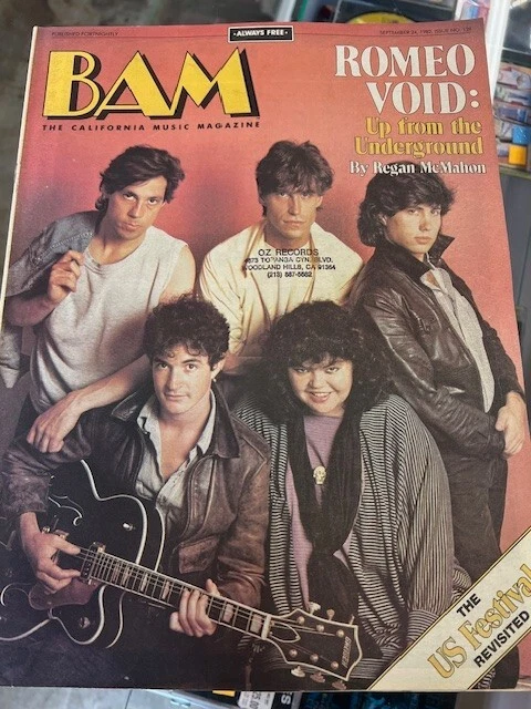 BAM MAGAZINE ROMEO Void (Issue No. 139, 1982) $20.00 - PicClick