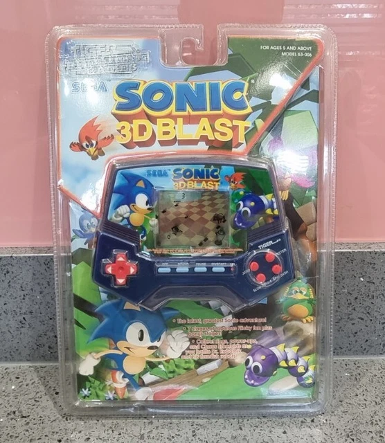 RARE VINTAGE SEGA Sonic 3D Blast 1997 LCD Electronic Handheld Game ...