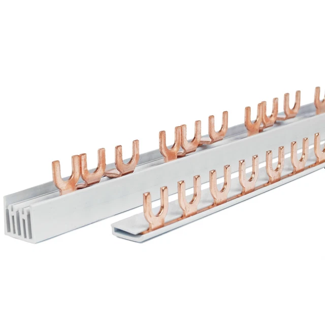 HAT RAIL 1.3-PHASE comb rail busbars phase rails 12 modules LS £3.47 ...