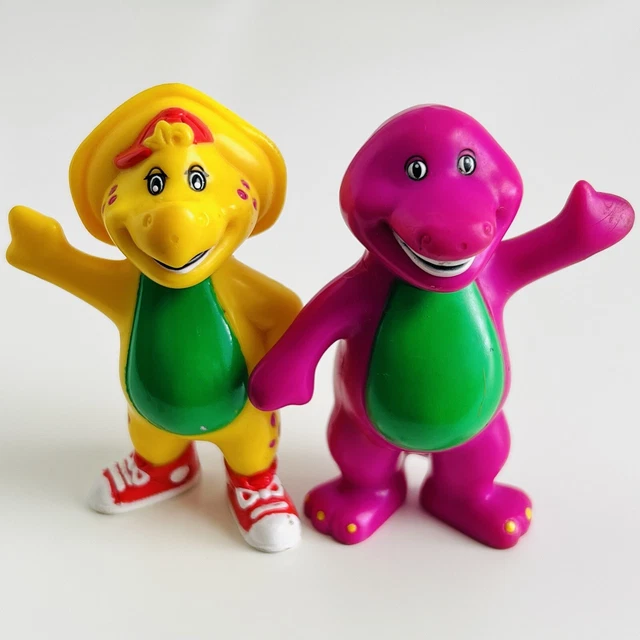 VINTAGE BARNEY AND Friends The Dinosaur & BJ Plastic Figures Bundle ...