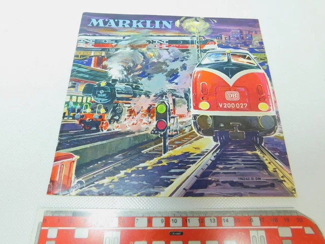 BP410-0,5# MÄRKLIN CATALOG 1962/63 D DM without Voucher £23.26 ...