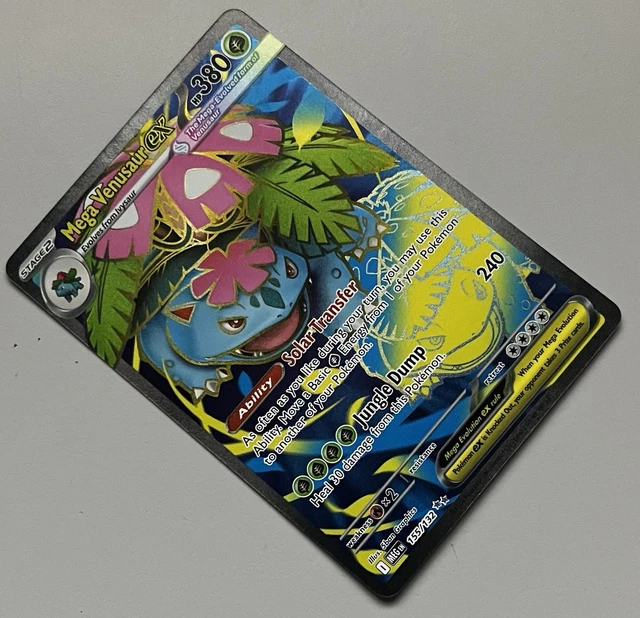 POKÉMON MEGA EVOLUTION Mega Venusaur ex Stage 2 Ultra Rare HoloFoil ...