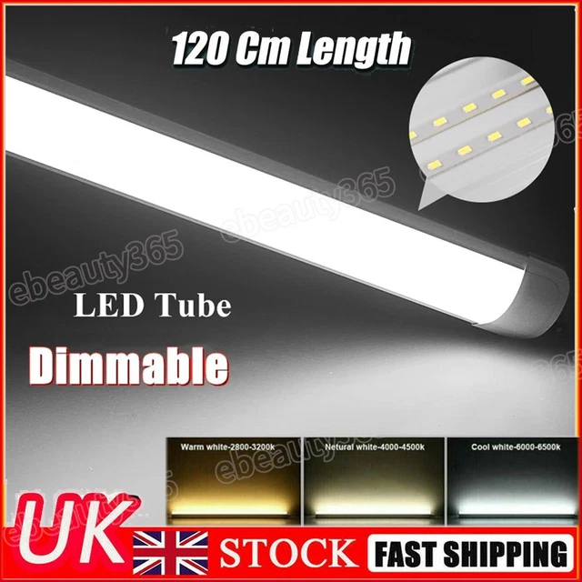 4FT LED STRIP Light Batten Tube Light Garage Workshop Office Lamp ...