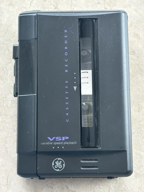 ANCIEN LECTEUR WALKMAN enregistreur cassette portable GE VSP 3-5363A ...