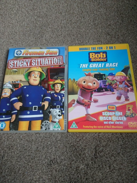 BOB THE BUILDER & Fireman Sam DVD's £1.99 - PicClick UK