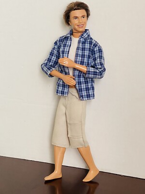 MATTEL KEN BARBIE Familie Mann Alan Mann Puppe mit Gelenken Waffen ...