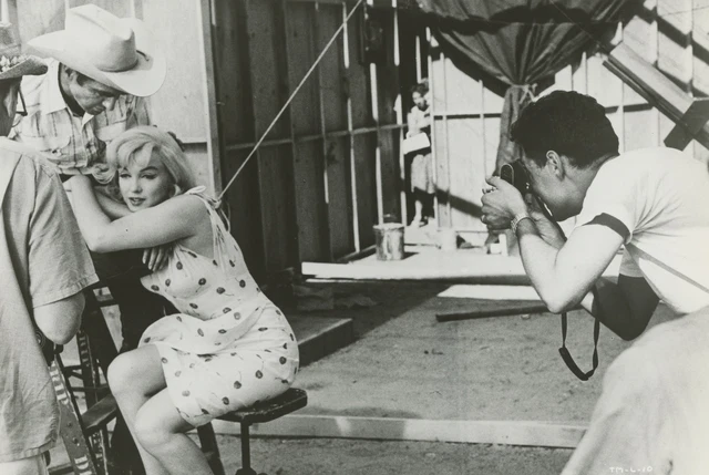 MONTGOMERY CLIFT, MARILYN Monroe, Scene From The Misfits, Photo Reprint ...