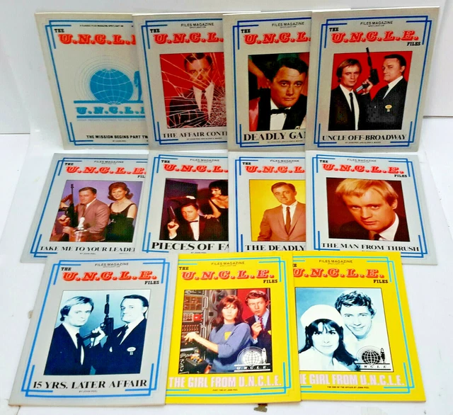 1980S MAN FROM UNCLE Files Episode Guide Book Collection- Your Choice ...
