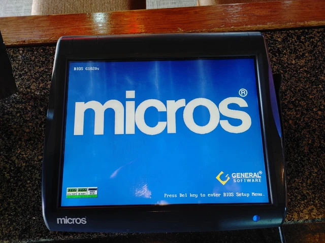 MICROS WORKSTATION 5 POS Terminal Touchscreen WS5 Restaurant POS. EUR ...