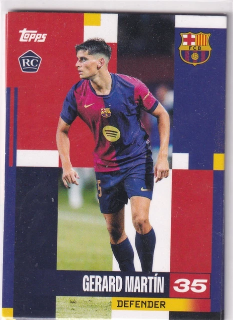 TOPPS BARCELONA 2024 N° 21 Gerard Martin Rookie EUR 1,36 - PicClick ES