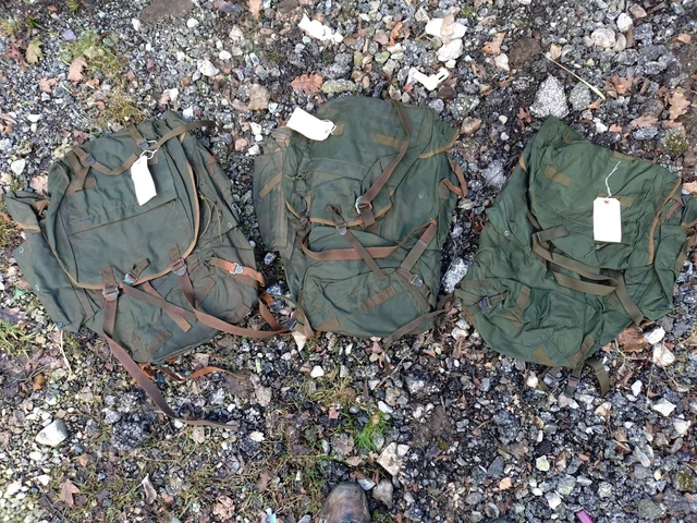 3X RARE BRITISH Army Royal Marines Falklands era Arctic Backpacks (G2 ...