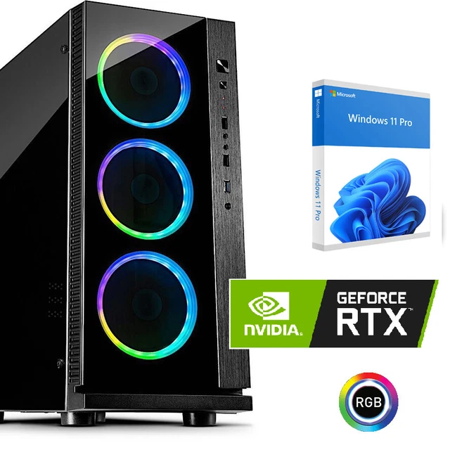 PC GAMING INTEL i9 13900K 24 GB RTX4090 1TB SSD NVME 64GB RAM gioco ...