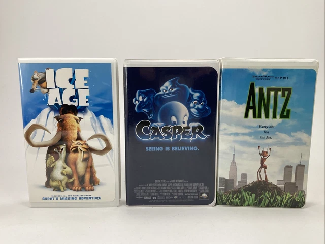 CASPER - ICE Age - Antz VHS Lot of 3 £7.21 - PicClick UK