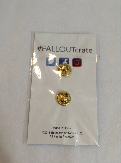 LOOT CRATE FALLOUT Vault-Tec Vault Ragazzo Cassa #6 Pannello resistente ...