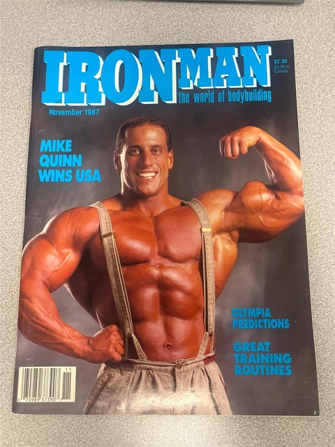 IRONMAN BODYBUILDING MUSCLE fitness magazine MIKE QUINN 11-87 £11.93 ...