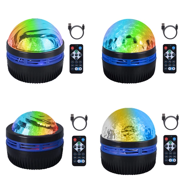 LED WATER PATTERN Starry Sky Light RGB Remote Control LED Galaxy ...