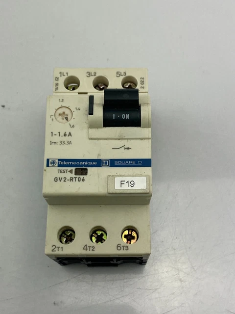 TELEMECANIQUE MOTORSCHUTZSCHALTE SQUARE D GV2-RT06 1-1.6A $27.62 - PicClick CA