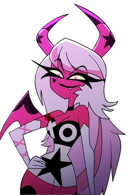 VEROSIKA MAYDAY HELLUVA Boss Weatherproof Anime Sticker 6" Car Decal S2 ...