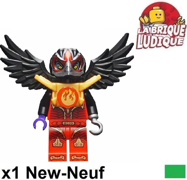 LEGO MINIFIGURE CHIMA Razar Fire Chi Bird Bird Vulture Hook loc090 £5. ...