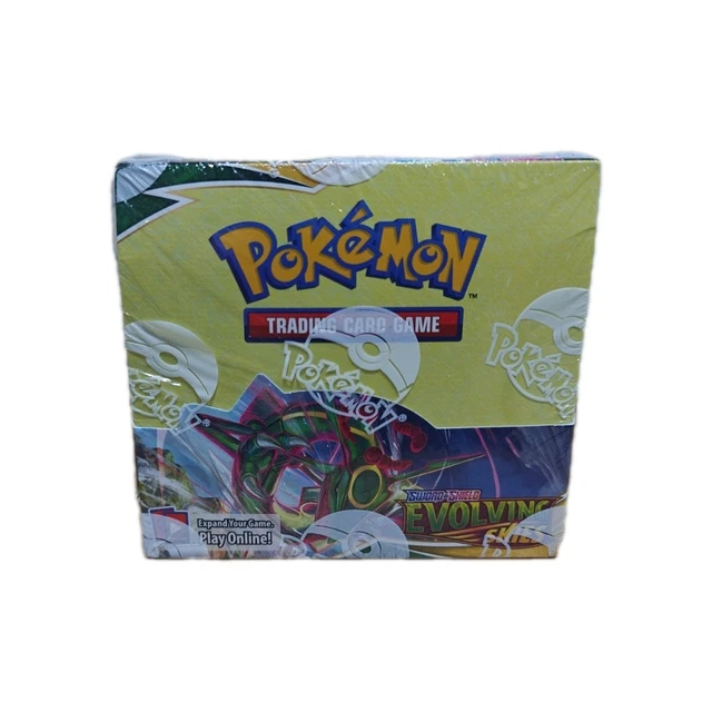 POKÉMON TCG EVOLVING Skies Booster Box 36 Packs, New and Sealed $3,216. ...