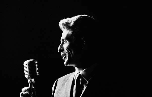 FRENCH SINGER MARCEL Amont on stage in France 1960 OLD PHOTO 2 EUR 6,25 ...