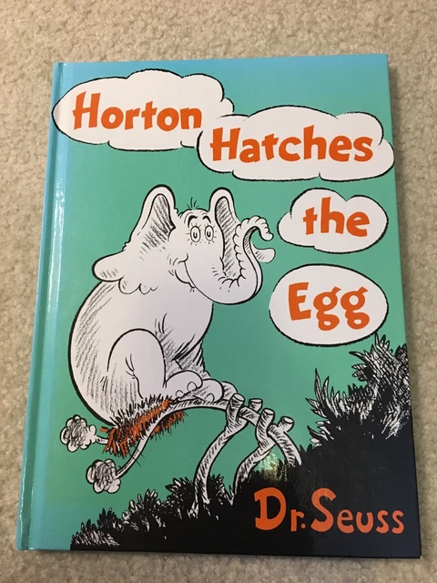 DR. SEUSS HORTON Hatches the Egg Hardcover Book Classic Story Random ...