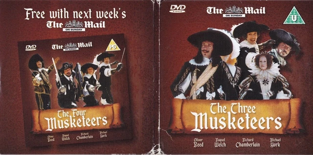THE THREE MUSKETEERS & THE FOUR MUSKETEERS ( UK Newspaper Double DVD ...