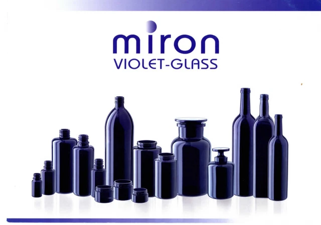 MIRON GLASS VIRGO BOTTLE 100ml | With Pump Pipette Lid | FREE SHIPPING ...