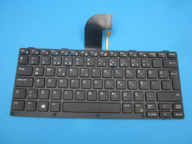 GENUINE KEYBOARD DOOR Dell Latitude 14 Rugged E5404 E7404 Turkish ...