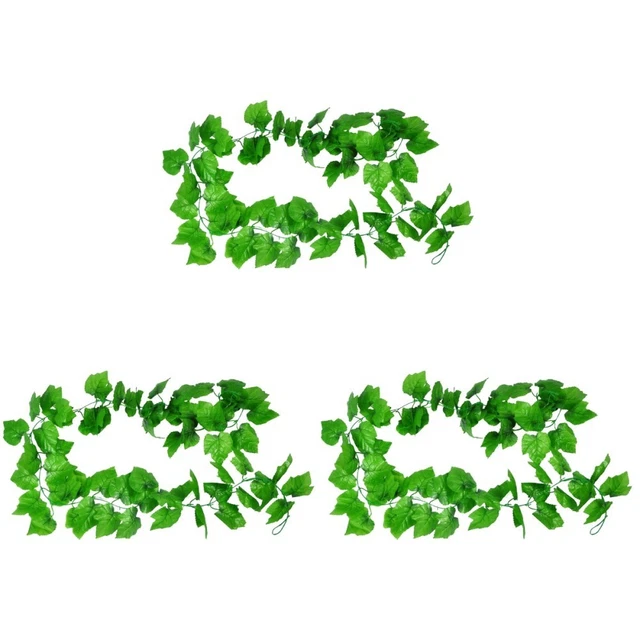 6 STÜCKE SIMULATION traube blatt rebe verlässt Weinkranz für EUR 21,00 ...