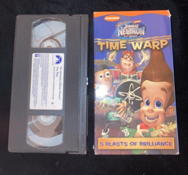 The Adventures Of Jimmy Neutron Boy Genius Time Warp Vhs 2003 3597