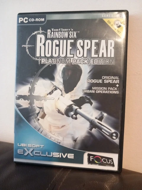 TOM CLANCYS RAINBOW Six Rogue Spear Platinum Pack Edition PC SPIEL ...
