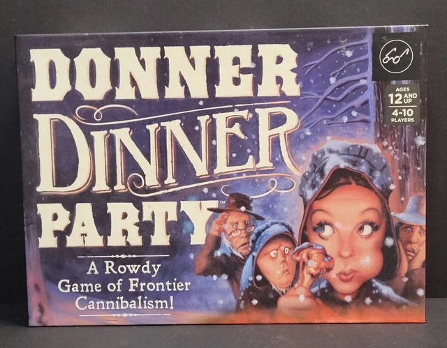 DONNER DINNER PARTY: A ROWDY GAME of FRONTIER CANNIBALISM! New open Box ...
