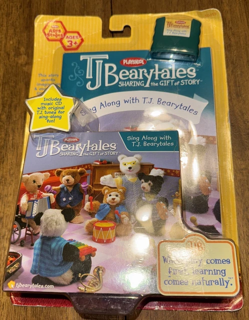 NEW PLAYSKOOL TJ Bearytales Sing Along With TJ Bearytales. Book And ...
