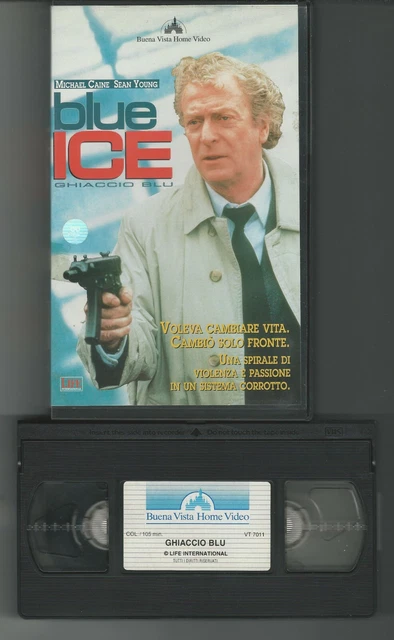 VHS : BLUE Ice (Michael Caine,Sean Young) Buena Vista 1994 Ex Noleggio ...