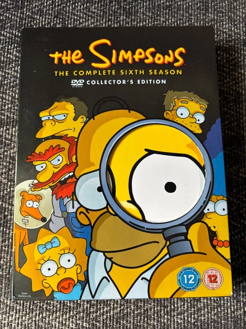 THE SIMPSONS COMPLETE 6th Season Collector's Edition DVD 4-Disc Set £6. ...