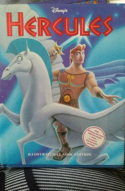 DISNEY “HERCULES” ILLUSTRATED Classic Especial Edition Book- Poster ...