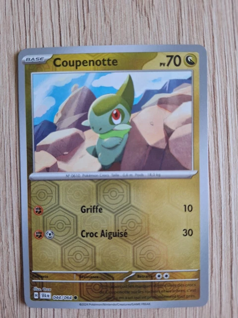 CARTE POKÉMON - COUPENOTTE REVERSE 044/64 FABLE NÉBULEUSE CARTE NEUVE ...