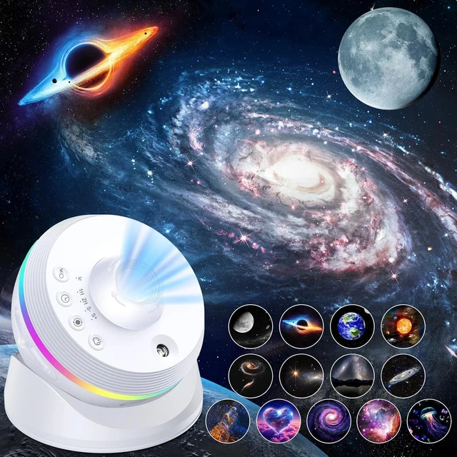 4K PLANETARIUM GALAXY Projector 13 Disc Nebula Meteor 360° Night £200. ...
