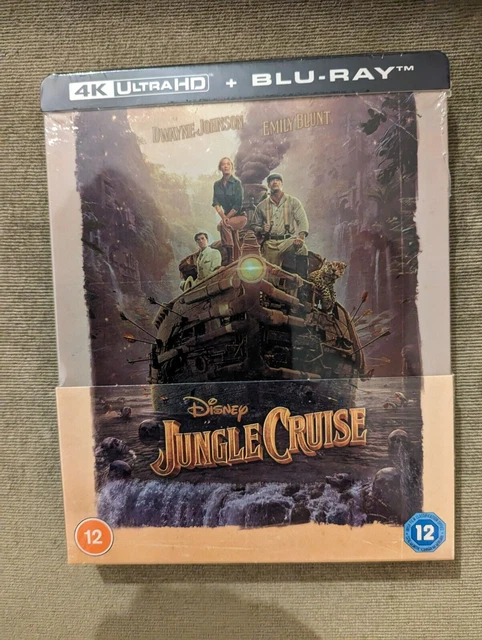 Disneys Jungle Cruise Steelbook 4k Uhd Blu Ray Uk Zavvi Exclusive New