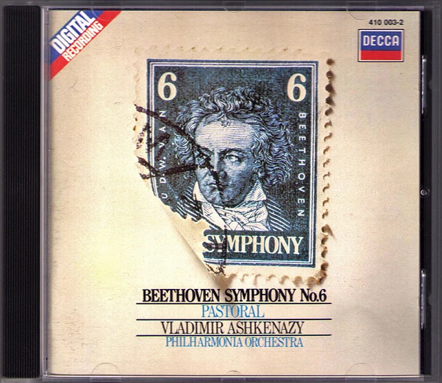 VLADIMIR ASHKENAZY: BEETHOVEN Symphony No.6 Pastoral CD Sinfonie ...