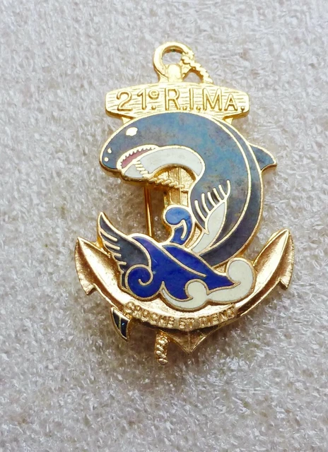 INSIGNE 21E RÉGIMENT d'Infanterie de Marine EUR 2,00 - PicClick IT