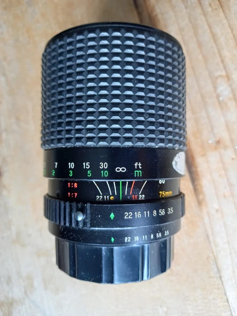 CAMERA LENS SUPER Paragon PMC II auto zoom 35-75mm with case £20.00 ...