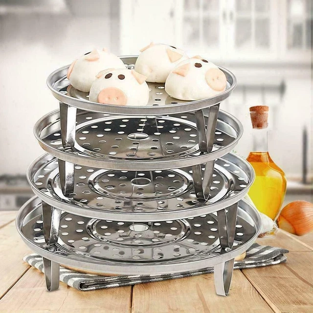 PLAQUE RACK DE plateau à vapeur pratique en acier inoxydable pour une cuisson f EUR 8,39 ...
